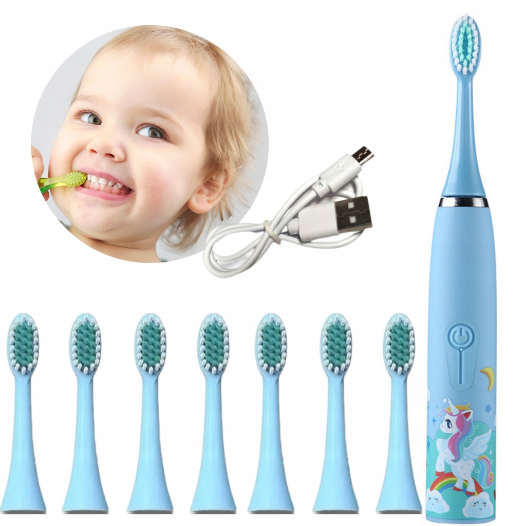 SZCZOTECZKA SONICZNA ELEKTRYCZNA DLA DZIECI KUCYK - 14138357460 - oficjalne archiwum Allegro