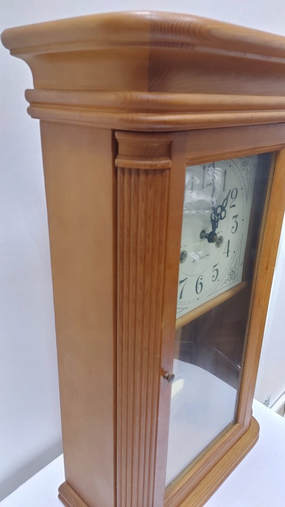 Zegar ścienny nakręcany wahadło Pine Clocks London - 11874637448 ...