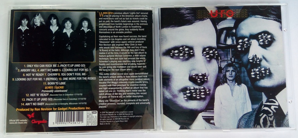 UFO - Obsession - CD remaster - 12598968647 - oficjalne archiwum Allegro