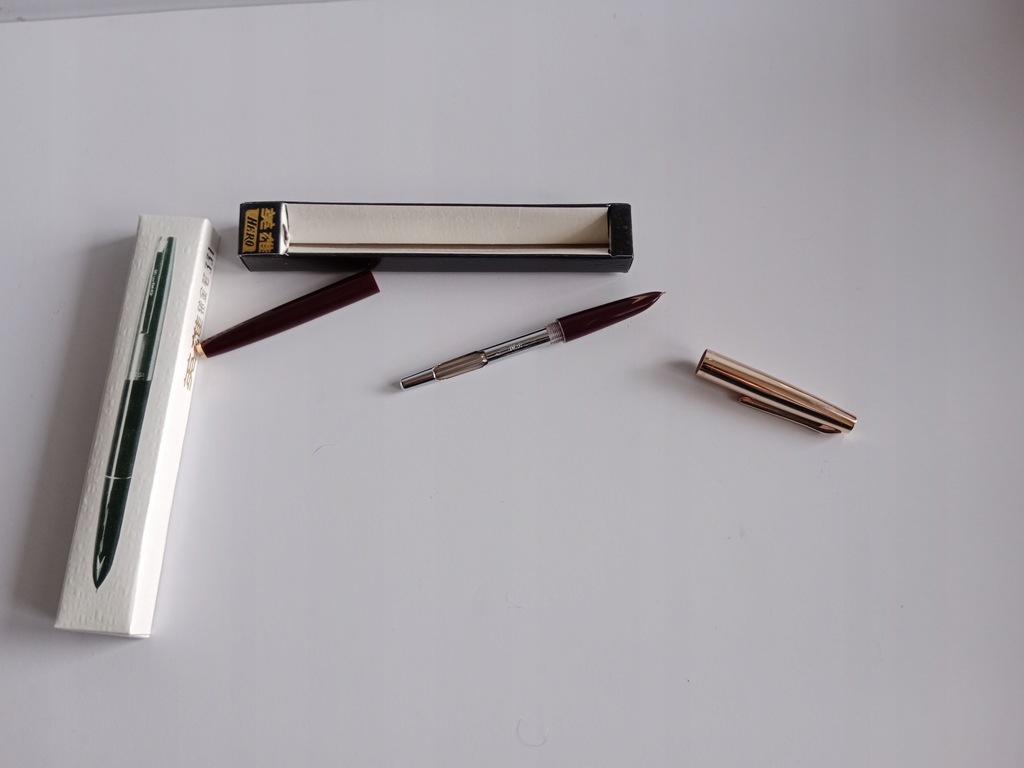 STARE PIÓRO WIECZNE CHIŃSKIE HERO 331 CZERWONE PRL - 13810838980 ...