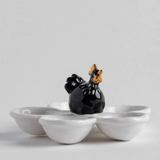 Patera na JAJKA spodek KURA talerz WIELKANOC - 12170943497 - oficjalne ...