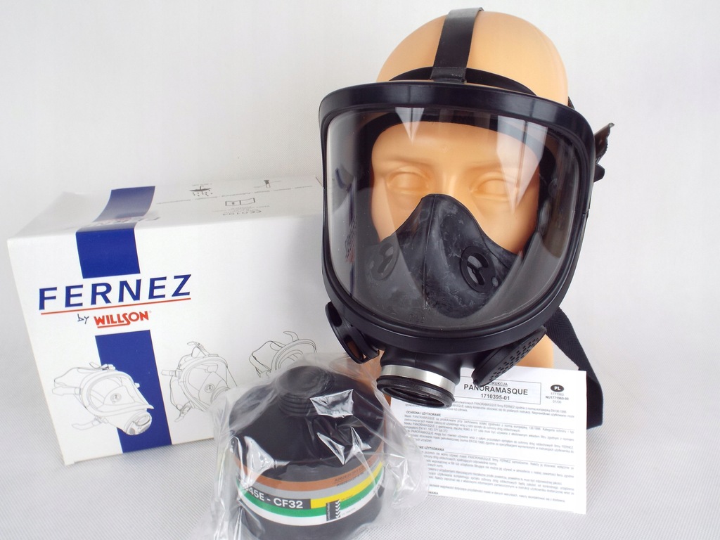 FERNEZ maska przeciwgazowa ochronna gazowa + CF32 - 11973908877 - oficjalne archiwum Allegro