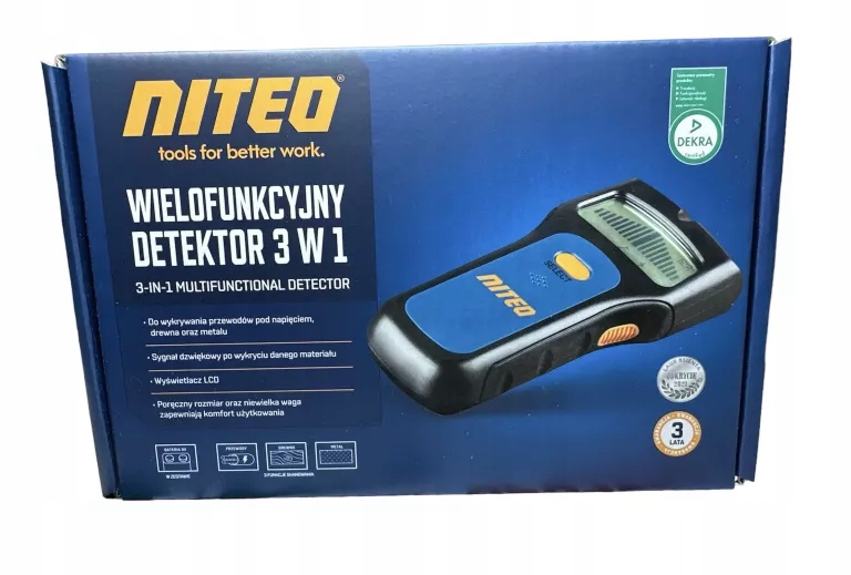 WIELOFUNKCYJNY DETEKTOR 3W1 NITEO TOOLS - 13564744160 - oficjalne archiwum Allegro
