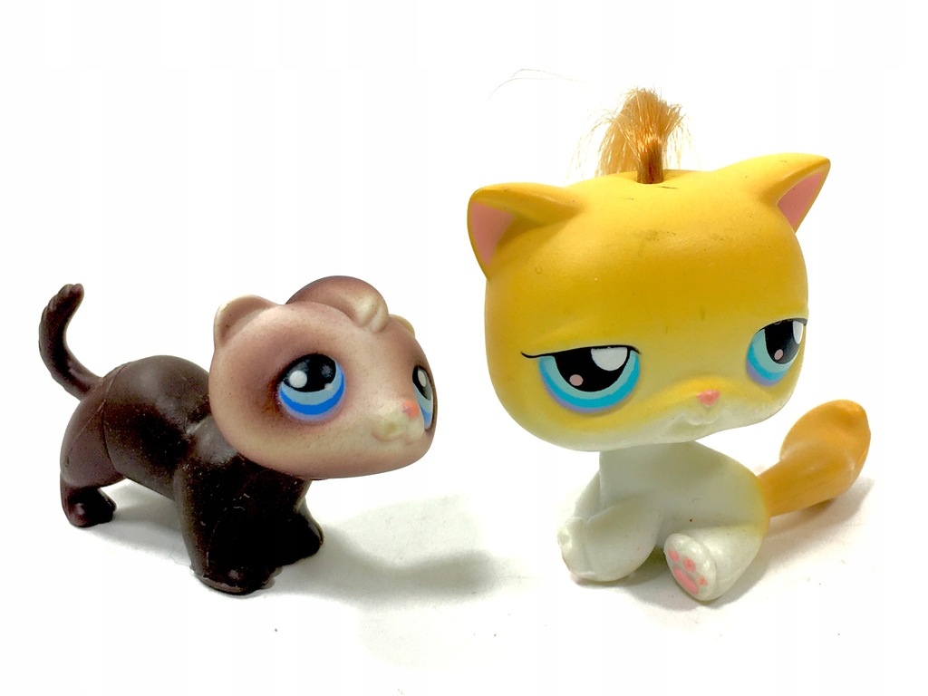 Littlest Pet Shop Łasica Kotek Zestaw Figurka LPS - 10118625977 ...