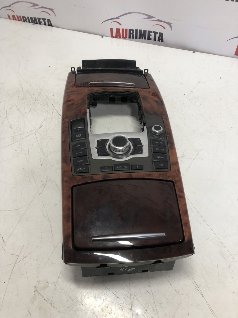 TUNEL ŚRODKOWY PANEL STEROWANIA MMI DREWNO AUDI A6 C6 4F1862533 ...