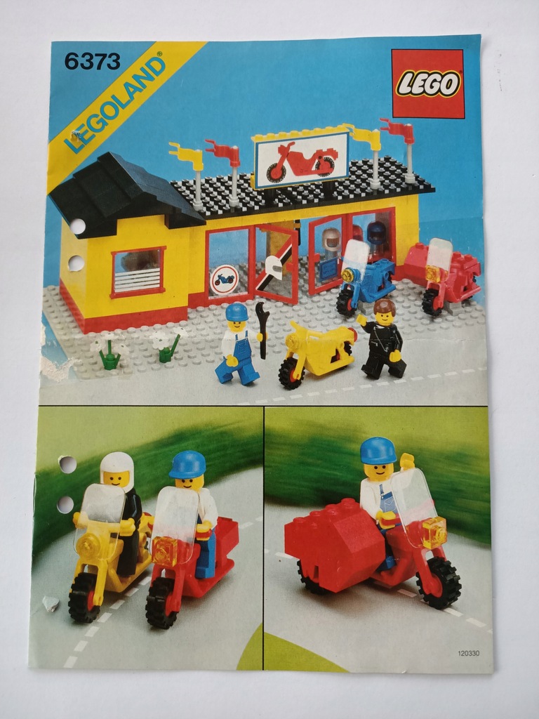 LEGO Classic Town Motorcycle Shop Motocykl 6373 - 11719058213 ...