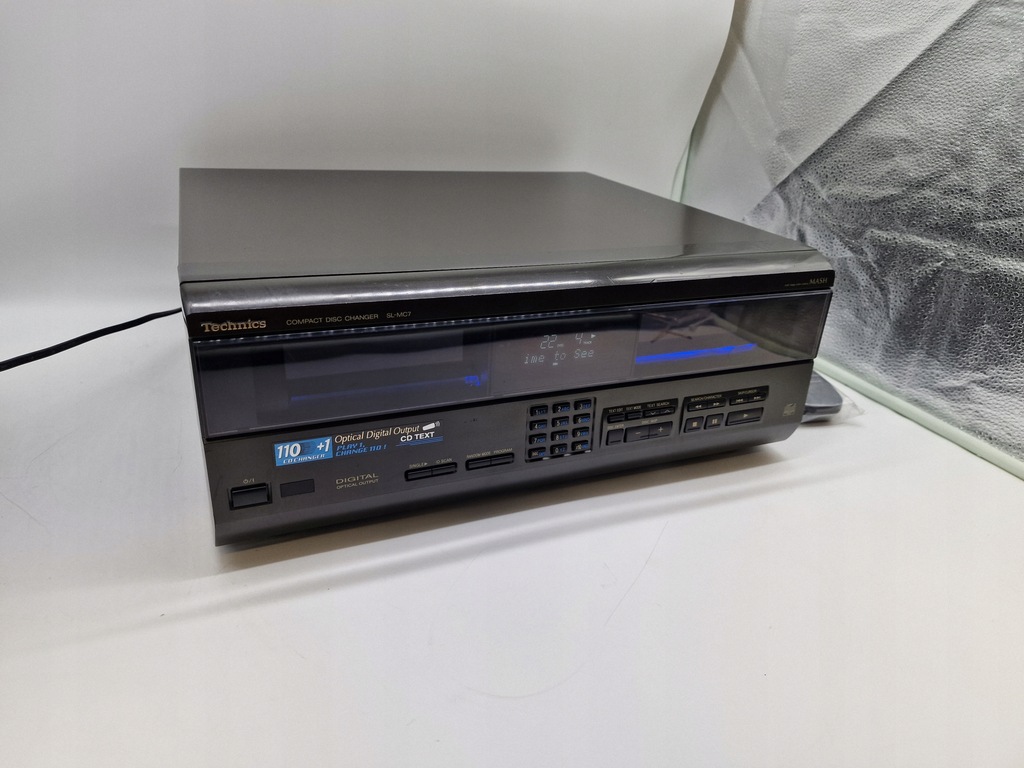TECHNICS SL-MC7 ZMIENIARKA 111 PŁYT +PILOT SPRAWNA - 13519569065 ...