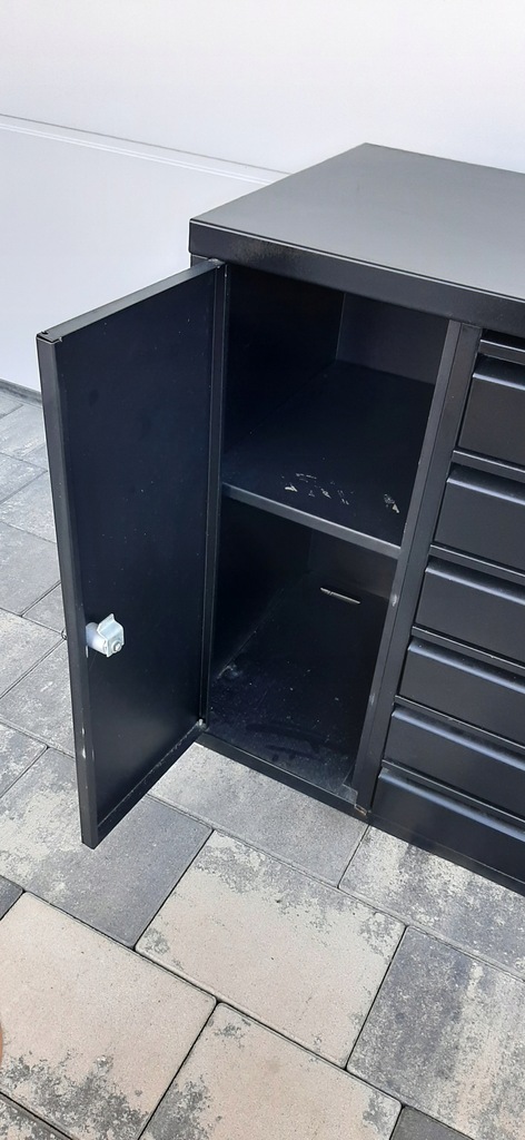 Szafka metalowa warsztatowa serwisowa z szufladami - 12561298060 - oficjalne archiwum Allegro