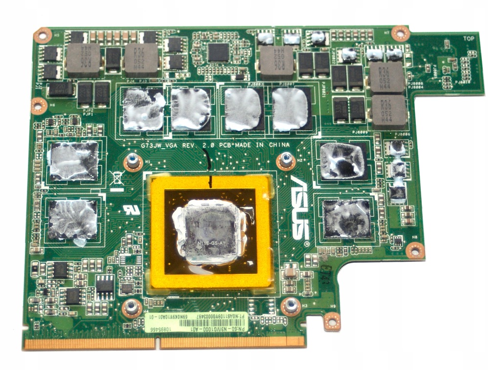 KARTA GRAFICZNA NVIDIA GEFORCE GTX 460M ASUS G73S - 12742148238 ...