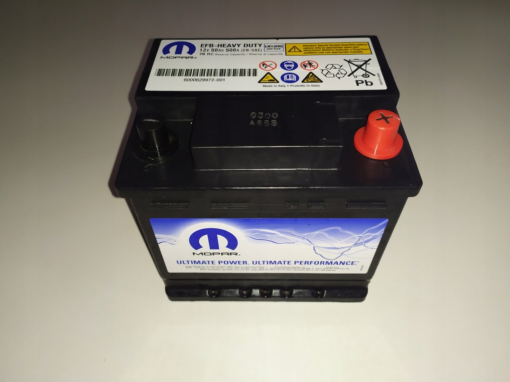 Akumulator Mopar EFB-HEAVY DUTY 12V 50Ah 500A Fiat - 9826267555 ...