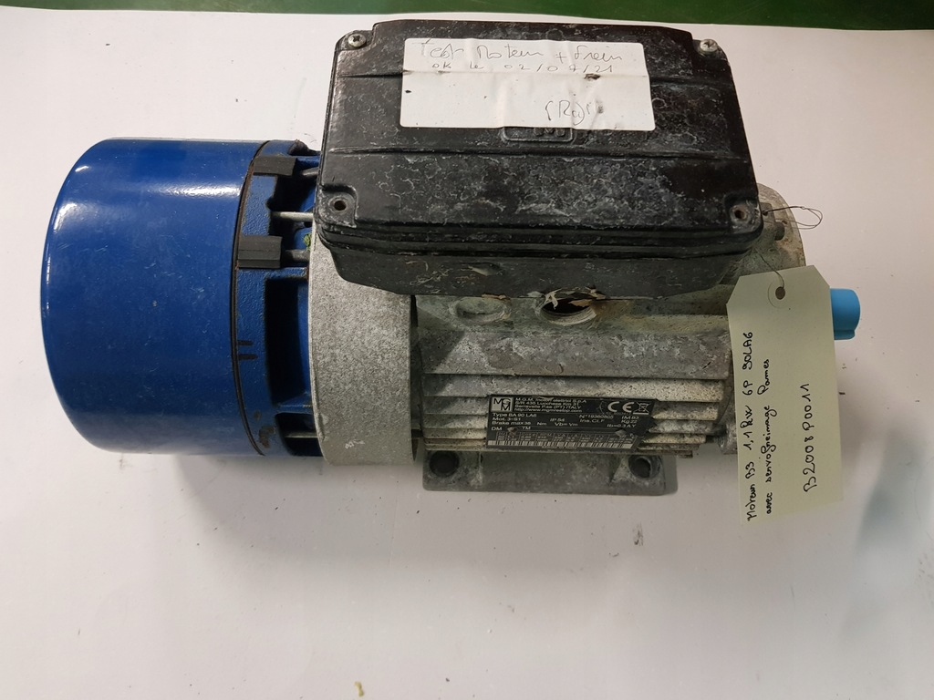 Silnik z hamulcem MGM BA90 LA6 1.1Kw 910obr/min - 12089163328 - oficjalne archiwum Allegro