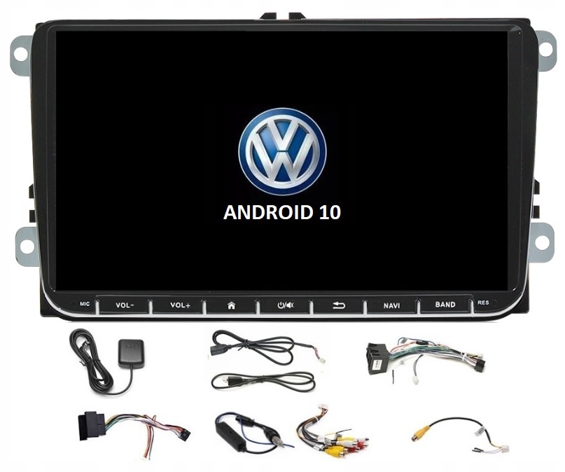 Radio VW/SEAT/SKODA Andriod Golf V VI Passat B6 B7 - 12438238019 - oficjalne archiwum Allegro