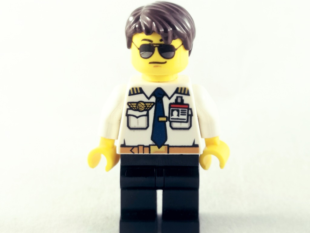 LEGO City figurka pilot samolotu - 10707006463 - oficjalne archiwum Allegro