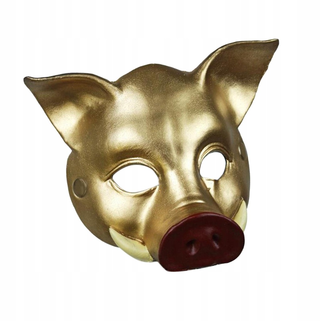 Boar Mask Halloween Party Mask Photo Props Lightweight Half Face Cover ...
