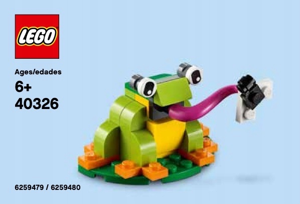 LEGO 40326 MINI BUDOWA ŻABA NOWY - 11824487240 - oficjalne archiwum Allegro