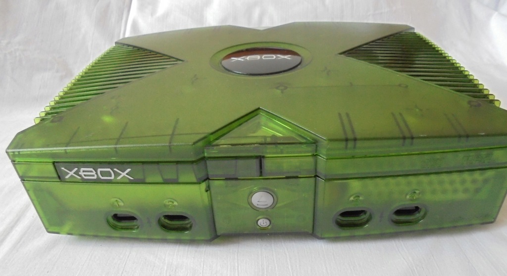 Xbox Classic Translucent Green konsola unikat - 10636129913 - oficjalne ...