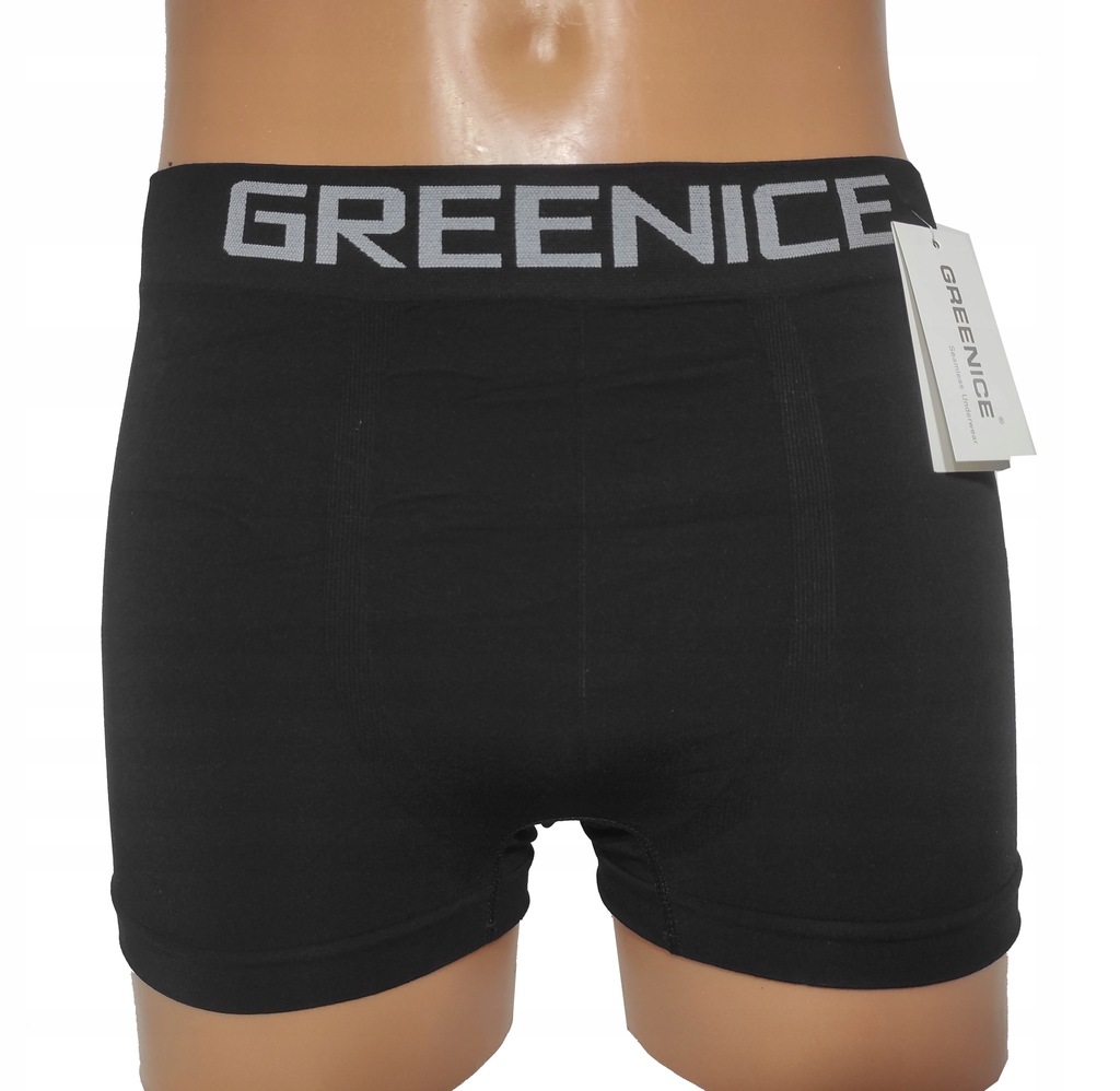Bokserki męskie GREENICE r. XL/XXL bezszwowe PREMIUM ANTYBAKTERYJNE - 14752351859 - oficjalne ...