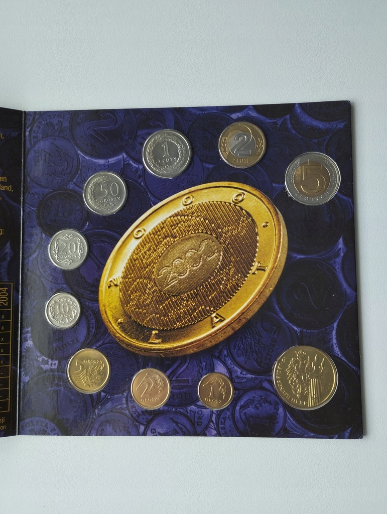 NARODOWA WALUTA POLSKA SET MONET OBIEGOWYCH - 13337580191 - oficjalne ...