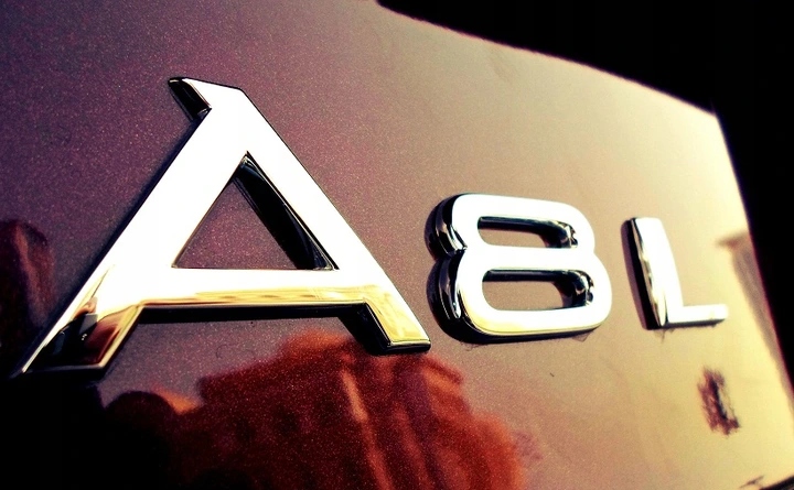 Znaczek Emblemat Logo AUDI A8 A8L Klejony S8 Sline - 9651883470 ...