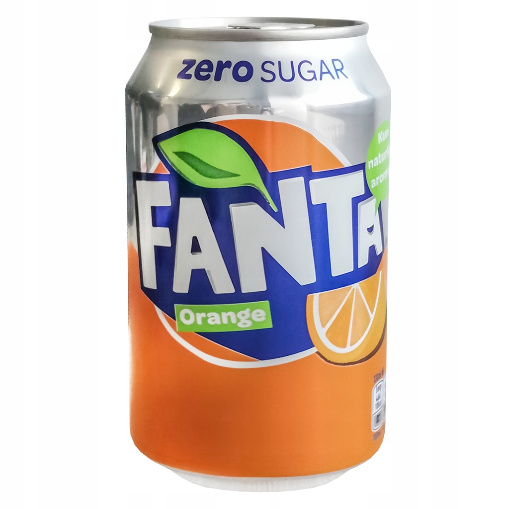 FANTA ZERO 330ml NAPÓJ DIETETYCZNY BEZ CUKRU 0kcal - 8009829379 ...
