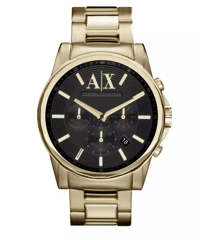 ARMANI EXCHANGE ZEGAREK MĘSKI ZŁOTY AX2095 - 10993063610 - oficjalne ...