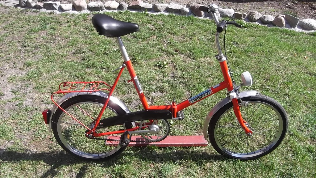 ROWER WIGRY 3 ROMET - SKŁADAK-KOŁA 20 RP.1984 - 7282261762 - oficjalne ...