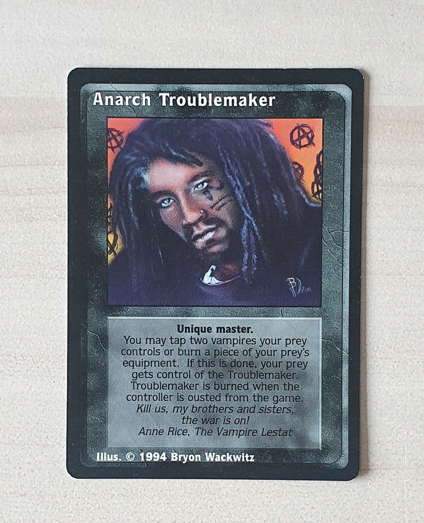 VTES Vampire the Eternal Anarch Troublemaker - 12526425116 - oficjalne ...