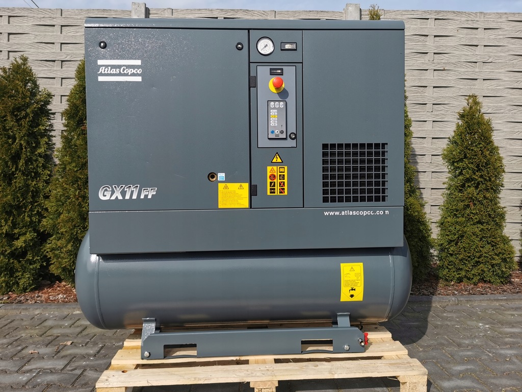 13 bar Kompresor śrubowy 11kw 1400L/m ATLAS COPCO GX11FF sprężarka ...