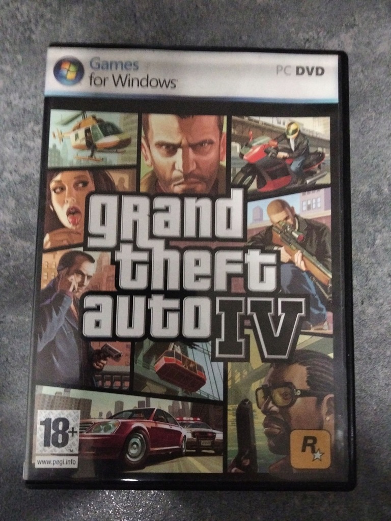 Grand Theft Auto IV PC TYLKO PŁYTA NUMER 2 - 12800493873 - oficjalne ...
