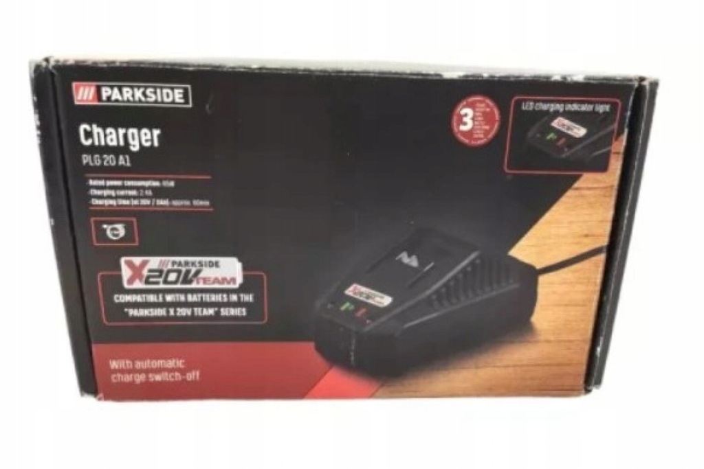 Ładowarka Parkside PLG 20 A1 - 12540348429 - oficjalne archiwum Allegro