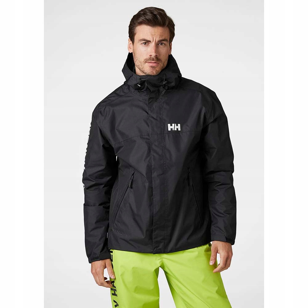 Kurtka męska wodoszczelna Helly Hansen czarna M - 12481004780 - oficjalne archiwum Allegro