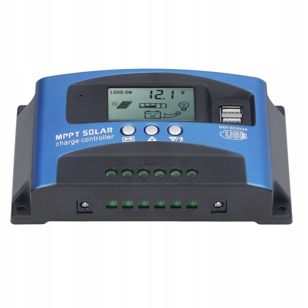 Regulator kontroler solarny 100A 12V/24V MPPT - 13051269297 - oficjalne archiwum Allegro