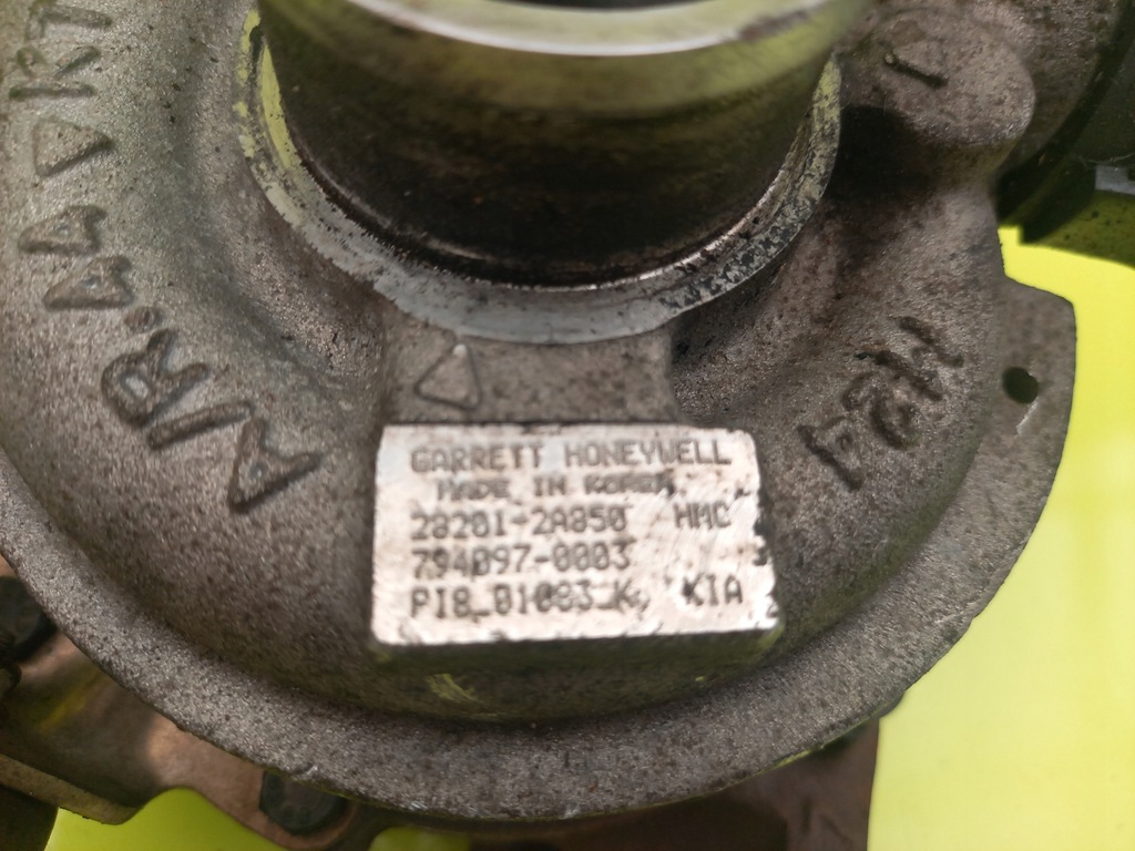 TURBO TURBINA 1.7 CRDI 28201-2A850 HYUNDAI IX35 12 - 12492224593 ...