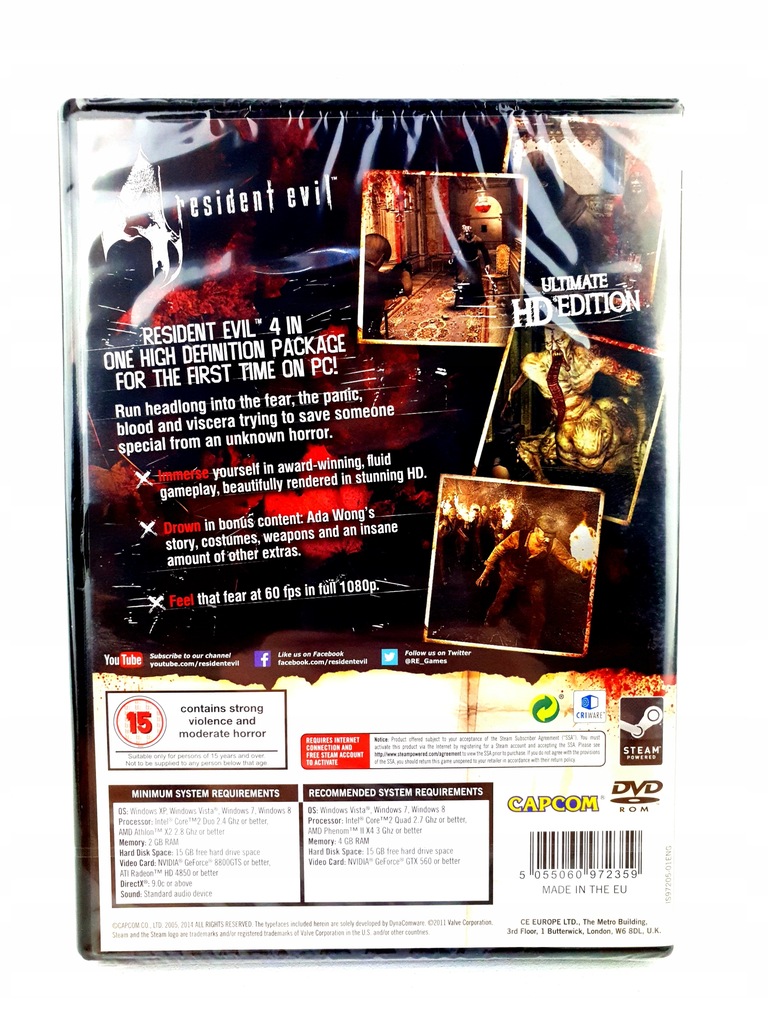 Купить НОВАЯ ПРЕМЬЕРА RESIDENT EVIL 4 IV HD ДЛЯ ПК: отзывы, фото и ...