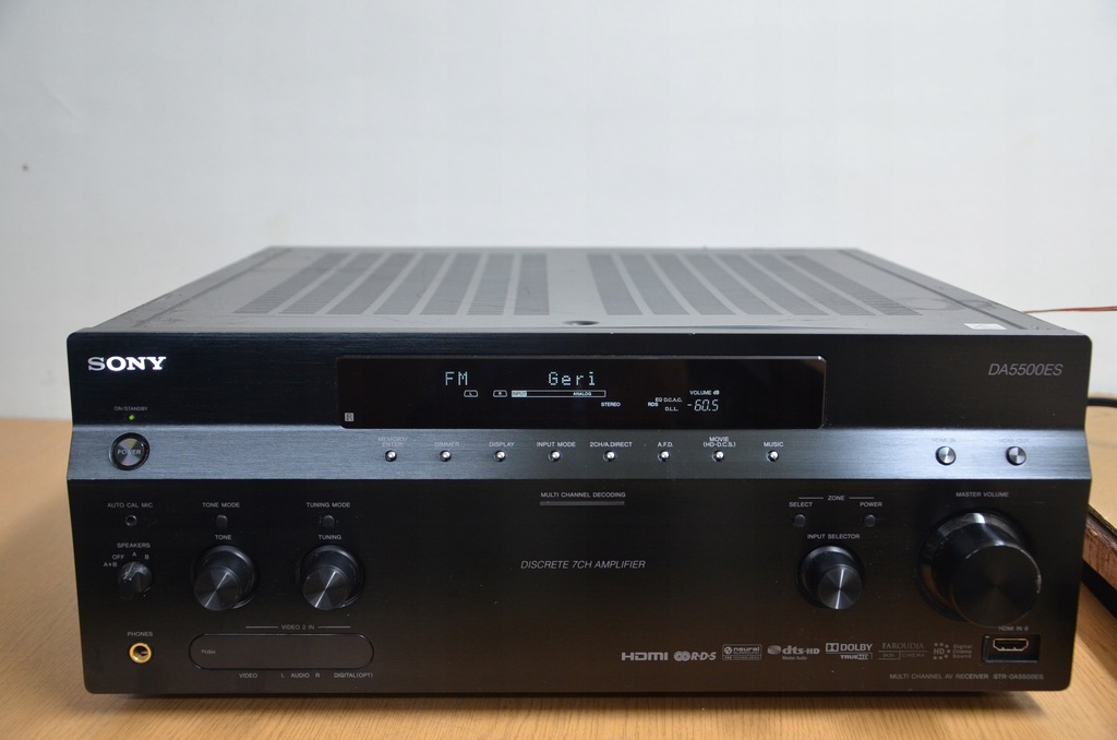 AMPLITUNER SONY STR-DA5500ES 7X120W HDMI HI-END!! - 10989417825 ...