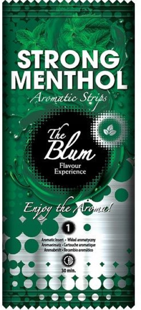 Karta Aromatyzująca The Blum Strong Menthol - 10825805178 - oficjalne archiwum Allegro