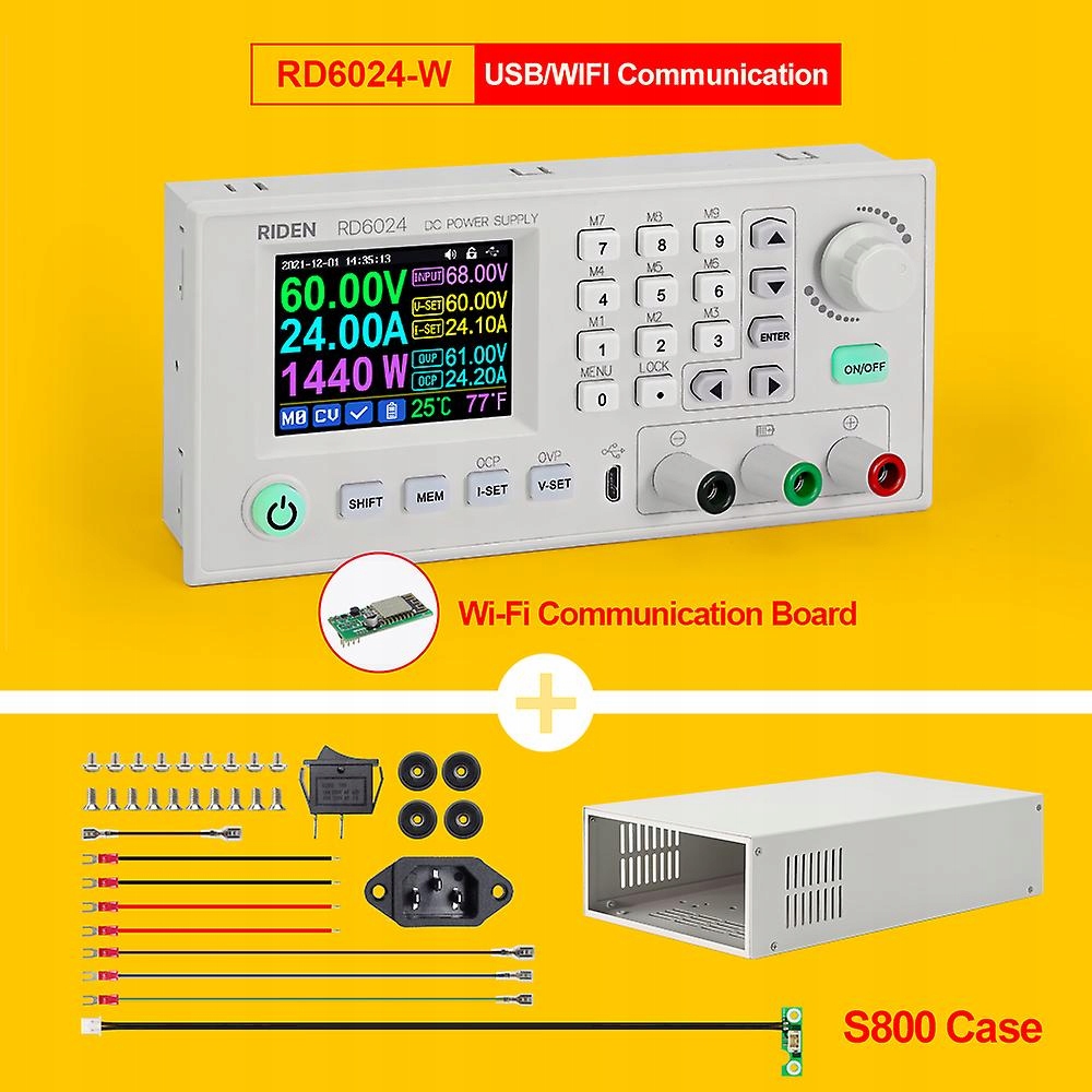 Riden Rd6024 Rd6024w 60v 24a Usb Wifi Dc Dc - 12735456801 - oficjalne ...