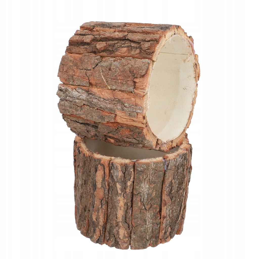 Bark Flower Bucket Pot Tree Trunk Pots 2 Pcs - 14127112347 - oficjalne ...