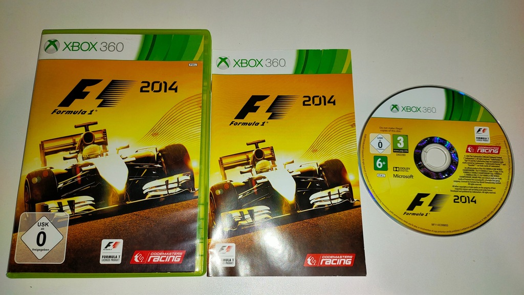 F1 2014 formuła 2014- - - XBOX360/ONE - EXPRES - 12799135483 ...