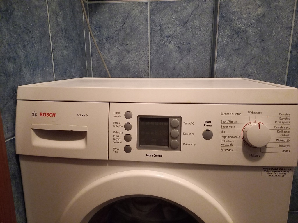 Pralka BOSCH MAXX5, 40cm, SLIM - 11338340992 - oficjalne archiwum Allegro