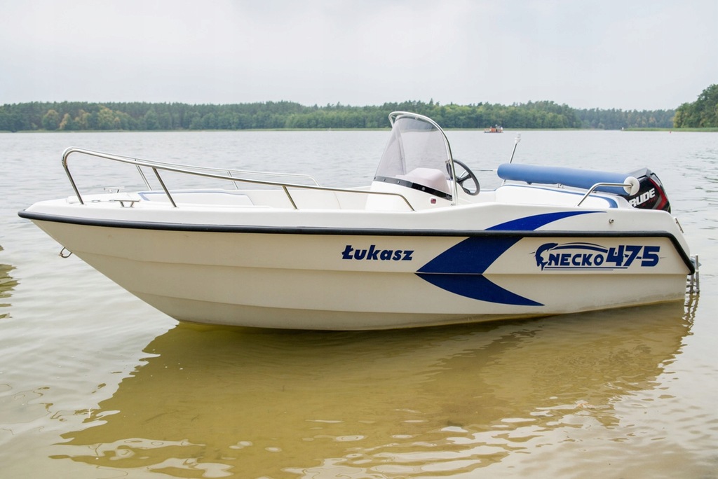 Łódź motorowo- wędkarska Necko 475 PRS kat.C - 7877819230 - oficjalne ...