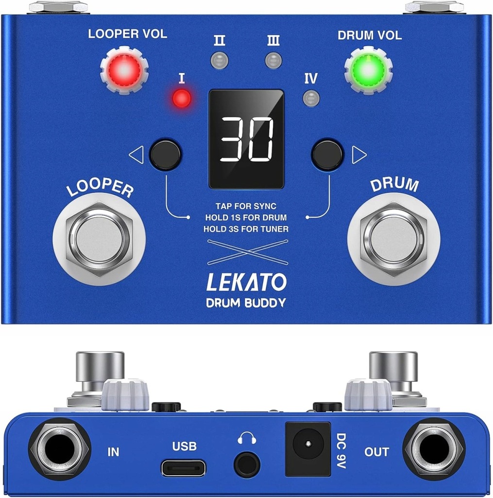 Efekt gitarowy perkusja Mini Looper 4miejsca 11min - 14056854513 ...