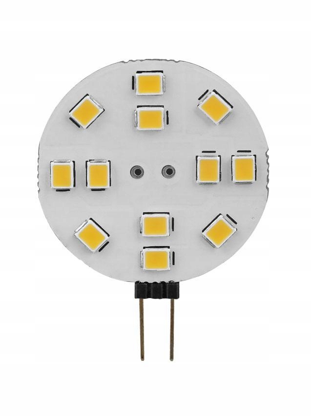 Żarówka G4 12 led smd 2835 1,9W NW neutralna 12VDC - 12555629917 ...