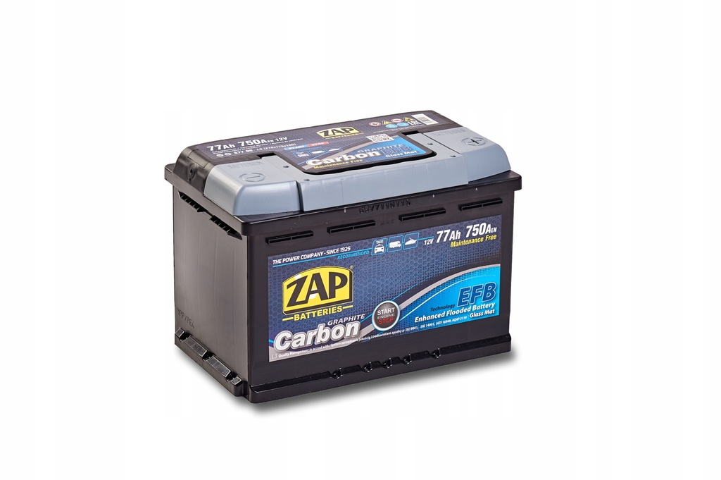 Akumulator ZAP Carbon EFB 77Ah START-STOP - 8721670182 - oficjalne ... Akumulator ZAP Carbon EFB 77Ah START-STOP - 8721670182 - oficjalne ...