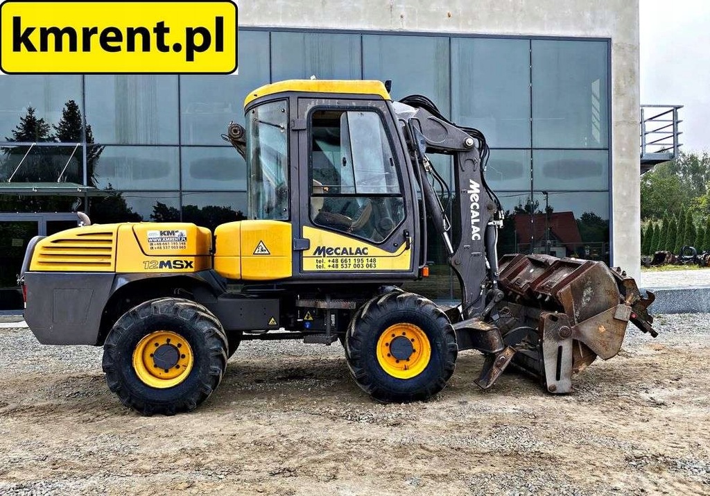 Mecalac 12MSX KOPARKO-LADOWARKA 12 MTX 2011R. - 14662292564 - oficjalne archiwum Allegro