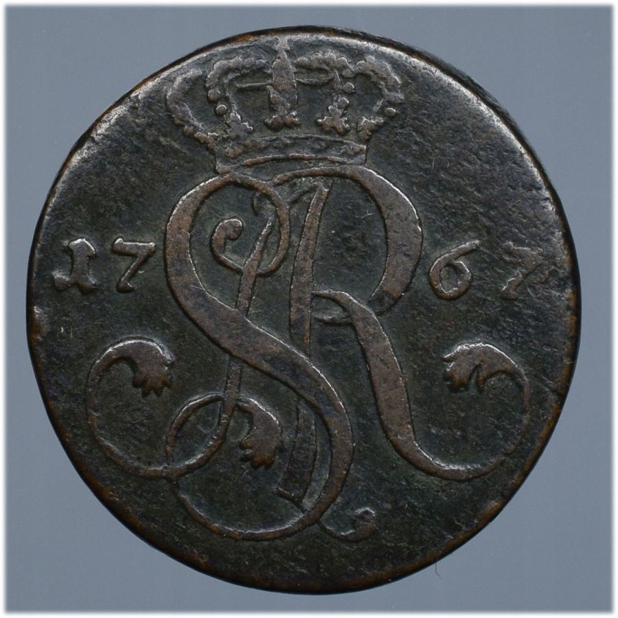 1 grosz 1767 - SAP Poniatowski - 11627497651 - oficjalne archiwum Allegro