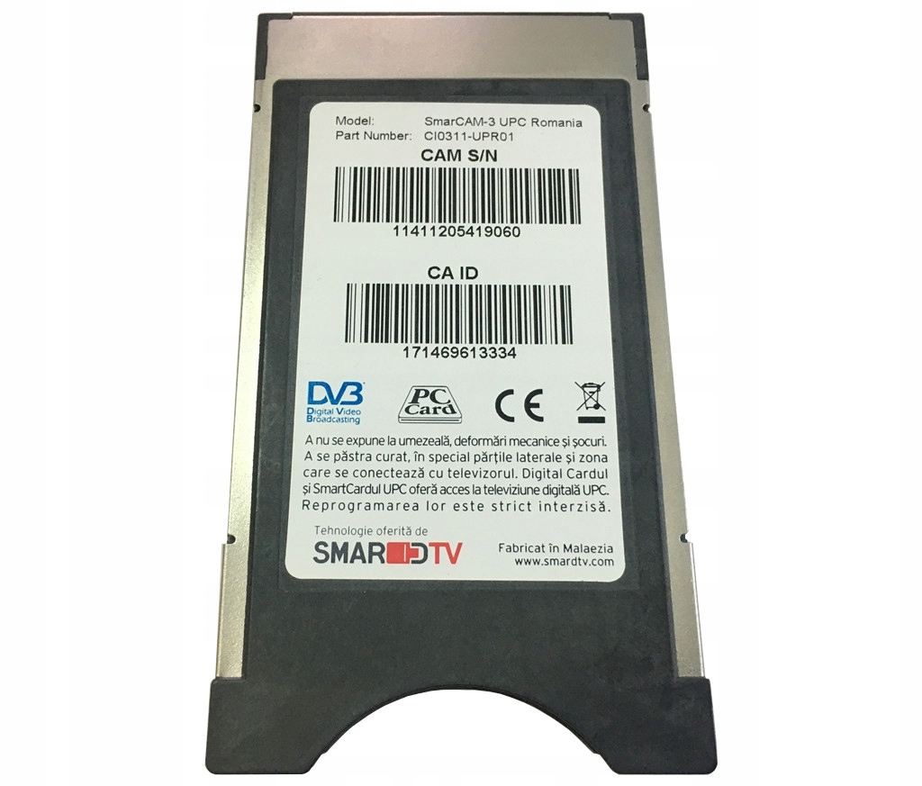 Moduł CAM CI + do cyfrowej sieci kablowej UPC - 8846641180 - oficjalne ...