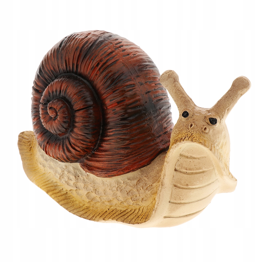 Lifelike Resin Snail Figurines Toy Indoor Ornament For Table, Desktop ...