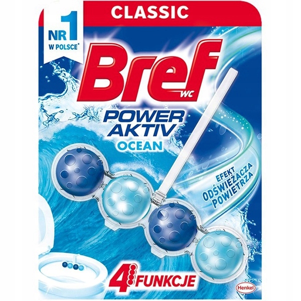 Bref Power Activ Zawieszka kulki do WC OCEAN 50g - 12150542168 ...