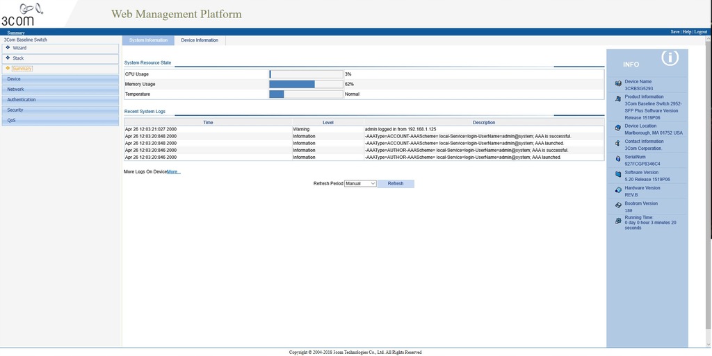 3COM Baseline 2952-SFP Plus 3CRBSG5293 switch - 7968709792 - oficjalne ...